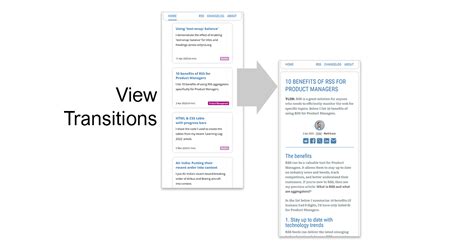 view transitions a basic implementation