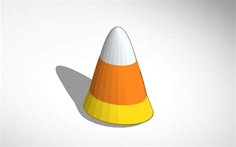 3d Design Candy Corn Tinkercad