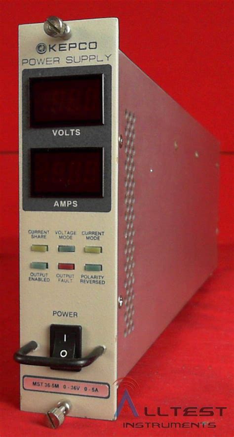 Mst 36 5m Kepco Alltest Instruments