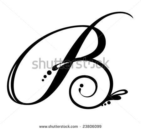 Letter B Script Stock Vector Royalty Free 23806099 Shutterstock Letter Art Design Letter