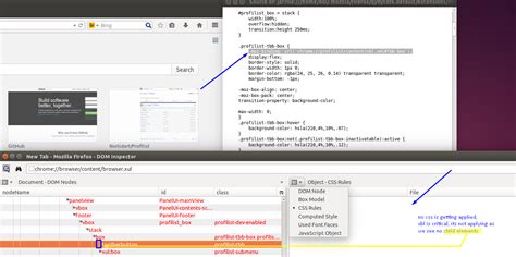 Firefox Addon Css Not Applying To Anonymous Element On Linuxmac