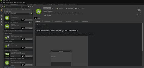 Building An Omniverse Extension With Omniverse Code And Publishing To Github