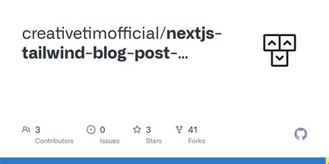 Github Creativetimofficial Nextjs Tailwind Blog Post Details Page