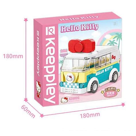 2023 Genuine Kuromi Cinnamoroll Mymelody Hello Model Building Blocks