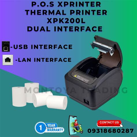 Pos Thermal Printer Xpk200l Computers And Tech Printers Scanners And Copiers On Carousell