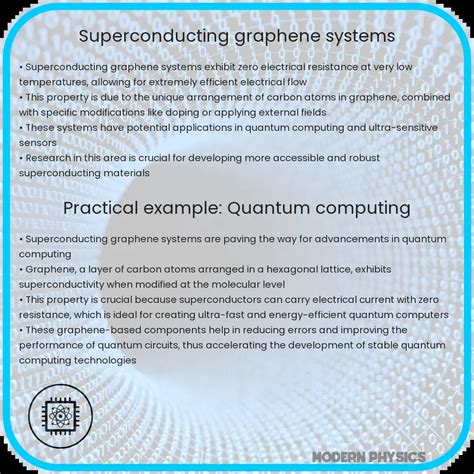 Superconducting Graphene Systems Efficiency Innovation And Applications