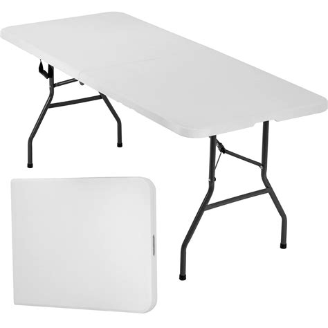 Fdw Folding Half Portable Foldable Table For Parties Backyard Events