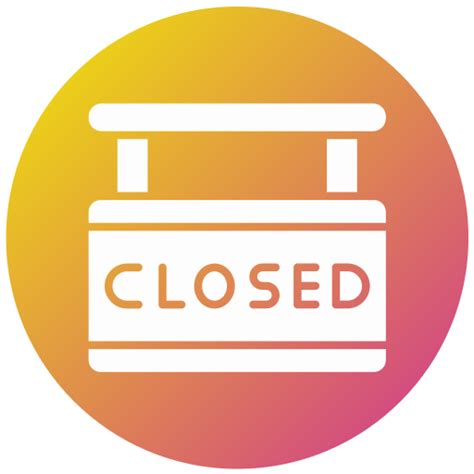 Closed Generic Gradient Fill Icon