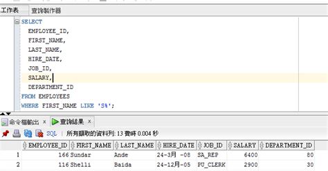 Java程式教學甘仔店 Oracle Sql Like的用法教學