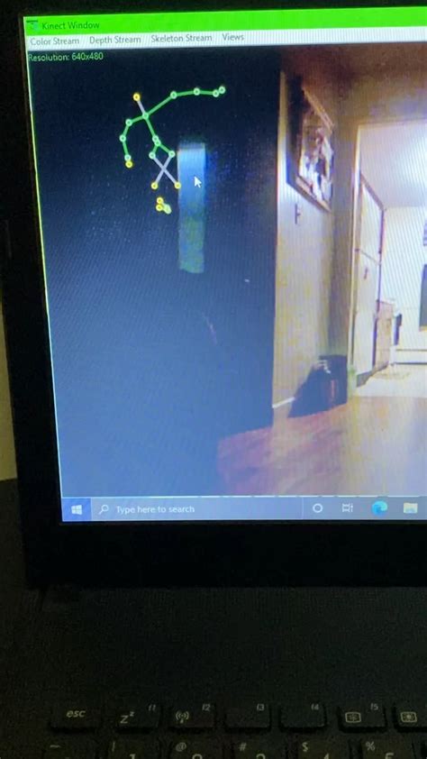 Just Got My Kinect Software Up And Running This Is What I Caught Other Videos And Angles