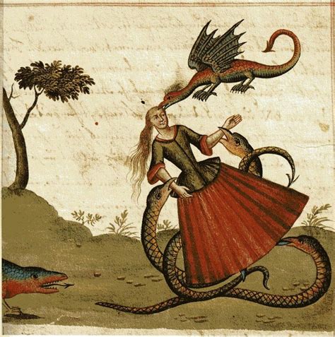 Dragons From Clavis Artis Alainrtruong Medieval Art Medieval