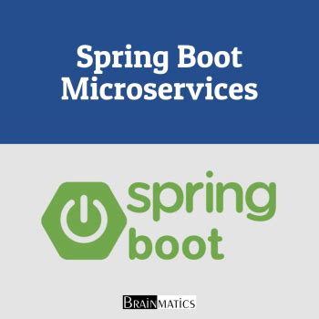 Spring Boot Microservices Brainmatics