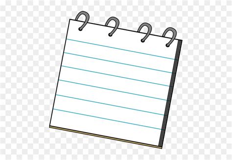 Free Clip Art Lined Paper Clipart Clipart Of Notebook OFF