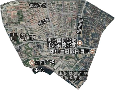 香港中路街道高清卫星地图