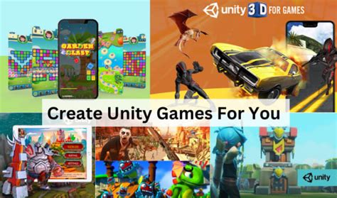 develop 2d 3d game for android ios pc in unity game development by