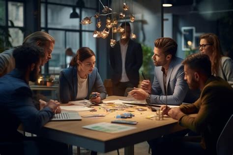 Premium Photo Employee Demonstrating Problemsolving Ss During Generative Ai