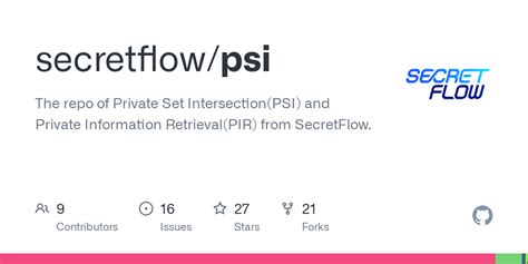 issues · secretflow psi · github