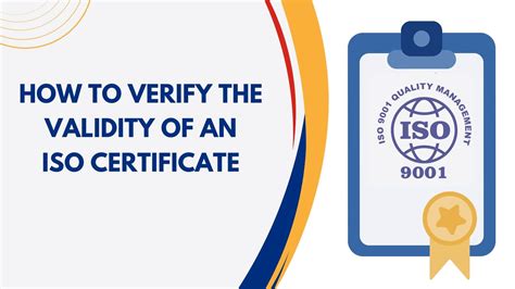 How To Verify The Validity Of An Iso Certificate A Step By Step Guide