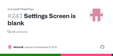 Settings Screen Is Blank Issue Microsoft PowerToys GitHub