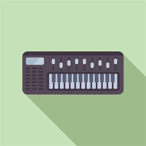 Premium Vector Flat Design Illustration Of Electronic Keyboard