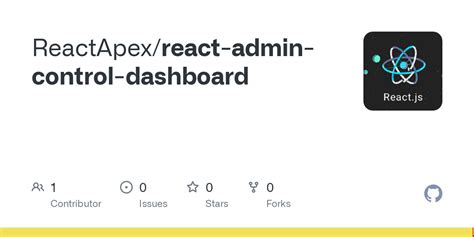 GitHub ReactApex React Admin Control Dashboard