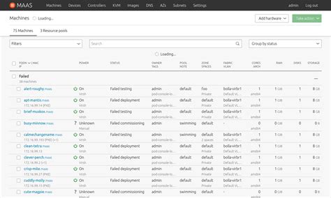 Machine List Duplicated Loading Message Issue 974 Canonical Maas