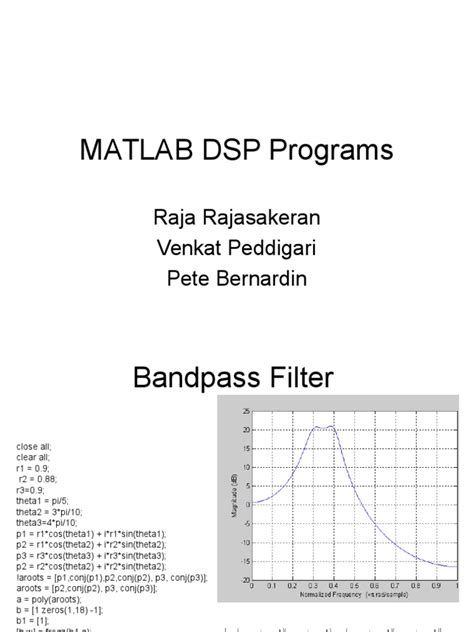 Matlab Dsp Examples Pdf Discrete Fourier Transform Digital Signal Processing