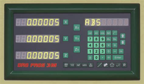 DRO PROS 3 Axis Digital Readout Milling Machine DRO Kit EBay