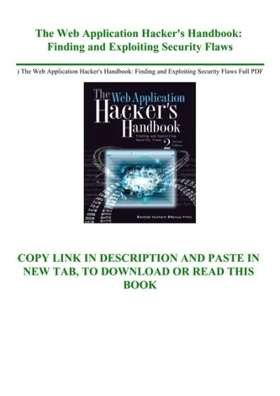 Download Pdf The Web Application Hackerand039s Handbook Finding And Exploiting Security Flaws