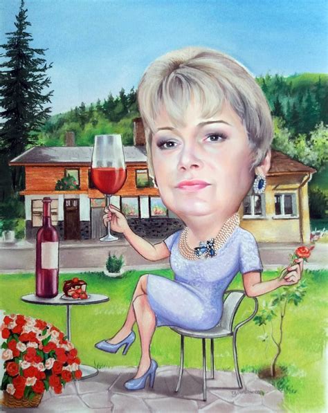 шарж за юбилей