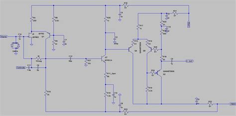 20 spice model of the tactic preamplifier circuit download scientific diagram