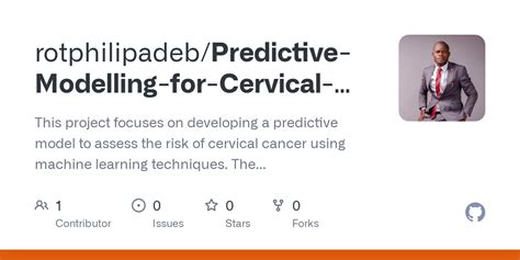 Github Rotphilipadebpredictive Modelling For Cervical Cancer Risk