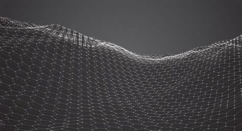 도트 세련된 디자인이 있는 육각형 격자에서 벡터 3d 개체 프리미엄 벡터