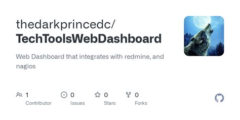 GitHub Thedarkprincedc TechToolsWebDashboard Web Dashboard That Integrates With Redmine And