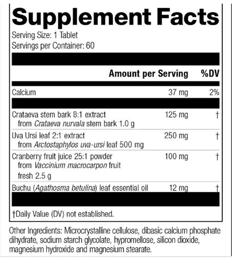 Standard Process Mediherb Cranberry Complex 60 Tabs Ebay