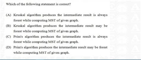 Algorithms Minimum Spanning Tree Problem
