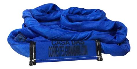 Cinturón Tubular Anillo De Elevación De Carga 8 T 4 M Azul Mercadolibre