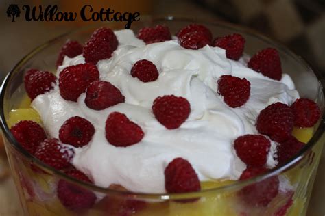Life At Willow Cottage Raspberry Lemon Trifle