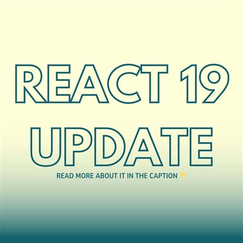 Jrs Coding School On Linkedin React19 Webdevelopment Reactupdate