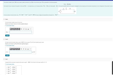 Solved The S Domain Transfer Function H S Can Be Used To Chegg Com