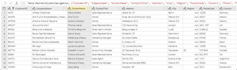 列の移動 Power Query Microsoft Learn