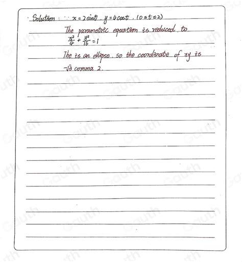 Solved 2 Determine The Xy Coordinates Of The Points Where The