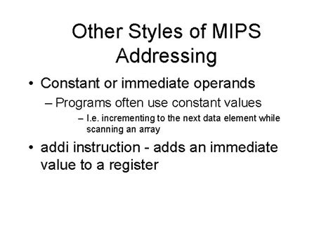 MIPS Assembly Tutorial Types Of Instructions There Are