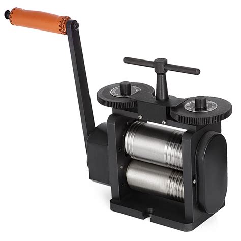 Vevor Jewelry Combination Rolling Mill 110mm Width Flat Rolling Mill 55 Mm Diameter Rollers
