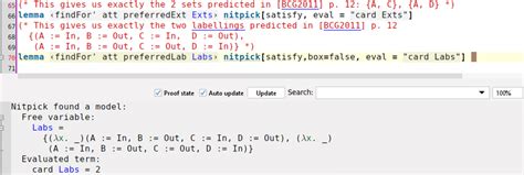 Nitpick Output Enumerating All Preferred Labellings Of The Download Scientific Diagram