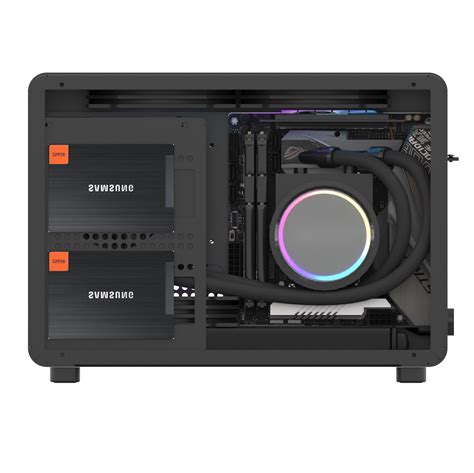 Aluminum Black Silver Htpc Mini Itx Computer Case Mini Tower Pc Gaming Sff Case Small Form