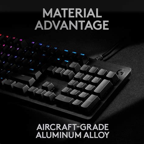 Logitech G 512 Wired Gaming Keyboard With Gx Blue Clicky Key Switches Carbon Geek Bees
