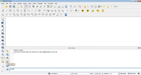 Python In Hydrology And Hydraulics Opening Python Editor In Qgis