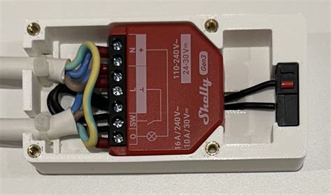 Shelly Plus 1 Enclosure With Switch By Paedia Download Free Stl Model