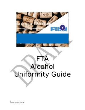 How To Design Excise Taxes On Alcoholic Beverages Doc Template PdfFiller